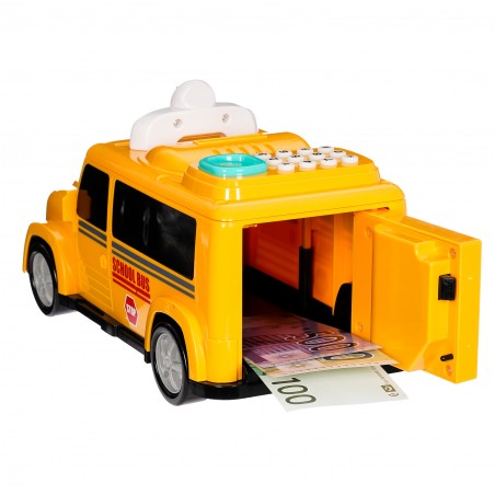 Safemoney - electronic money box, safe - school bus | Zizito.com